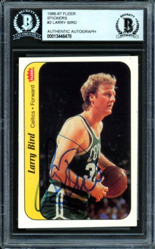 Larry Bird | Autographed Baketball Memorabilia & NBA Merchandise