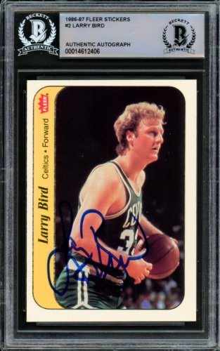 Larry Bird | Autographed Baketball Memorabilia & NBA Merchandise