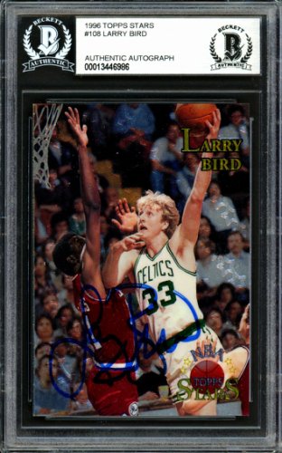 Larry Bird | Autographed Baketball Memorabilia & NBA Merchandise