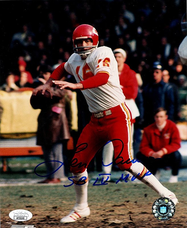 Len Dawson Autographed Memorabilia | Signed Photo, Jersey, Collectibles ...