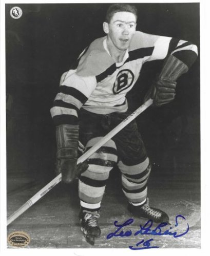 Leo Labine Autographed Memorabilia | Signed Photo, Jersey, Collectibles ...