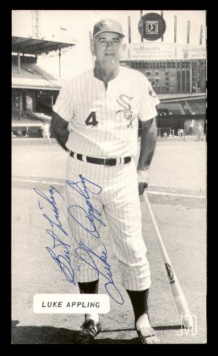Luke Appling Autographed Memorabilia | Signed Photo, Jersey ...