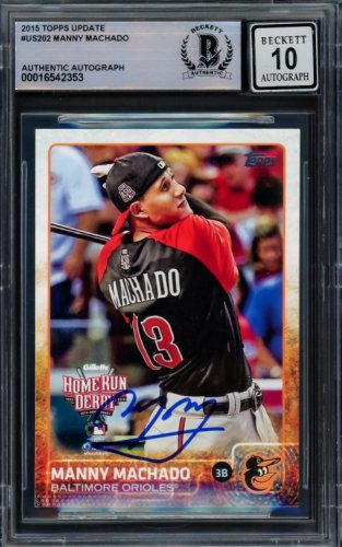Manny Machado Autographed Memorabilia | Signed Photo, Jersey ...