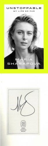 Maria Sharapova Autographed Memorabilia Signed Photo Jersey