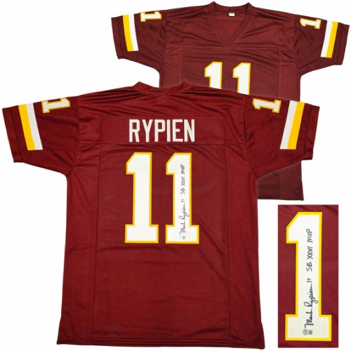 Mark Rypien Autographed Memorabilia | Signed Photo, Jersey ...