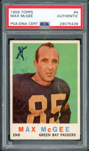 Max McGee Autographed Memorabilia | Signed Photo, Jersey, Collectibles ...