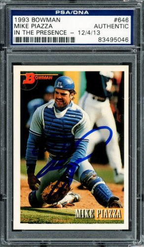Mike Piazza Autographed Memorabilia | Signed Photo, Jersey ...