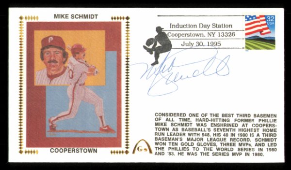 Mike Schmidt Autographed Memorabilia | Signed Photo, Jersey ...
