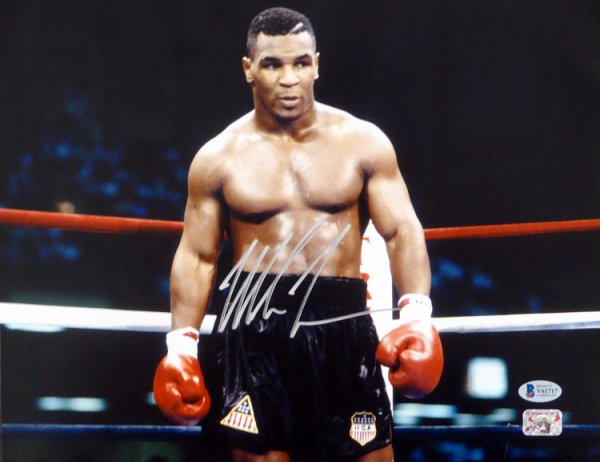 Mike Tyson Autographed Memorabilia | Signed Photo, Jersey, Collectibles ...