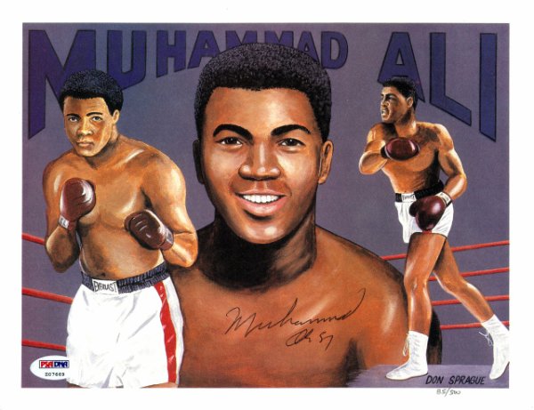 Muhammad Ali Autographed Memorabilia | Signed Photo, Jersey ...