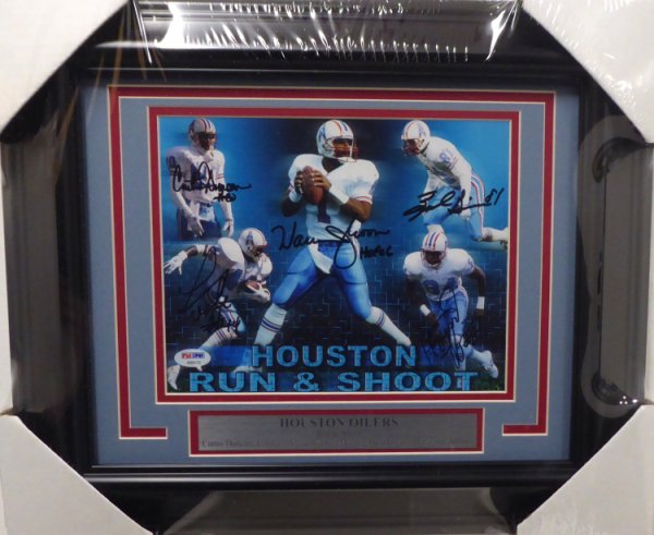 Warren Moon Autographed Memorabilia | Signed Photo, Jersey ...