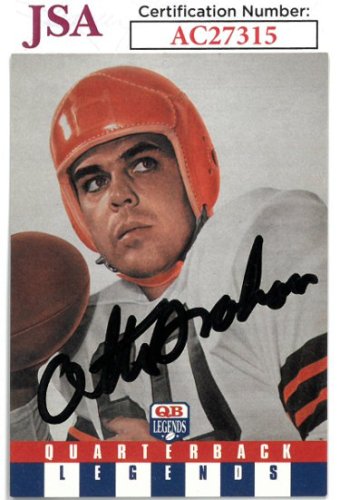 Otto Graham Autographed Memorabilia | Signed Photo, Jersey ...