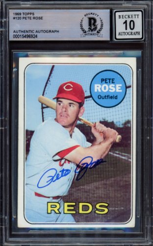 Pete Rose | Autographed Baseball Memorabilia & MLB Merchandise