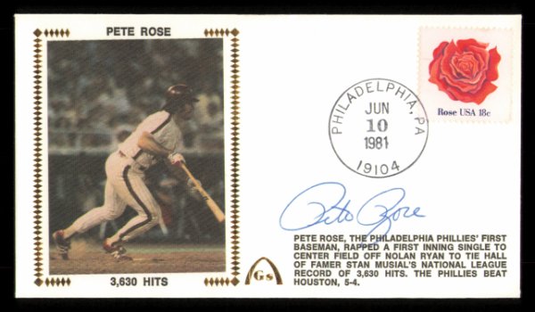 Pete Rose | Autographed Baseball Memorabilia & MLB Merchandise
