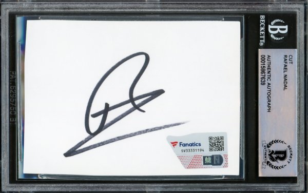 Rafael Nadal Autographed Memorabilia | Signed Photo, Jersey ...