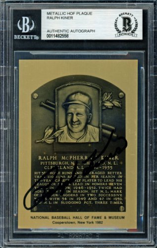 Ralph Kiner Autographed Memorabilia | Signed Photo, Jersey ...