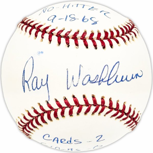 Ray Washburn Autographed Memorabilia | Signed Photo, Jersey ...