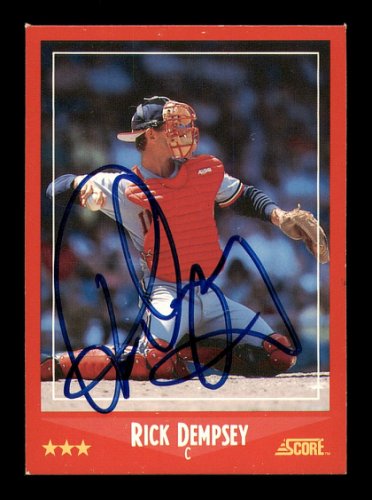 Rick Dempsey Autographed Memorabilia | Signed Photo, Jersey ...