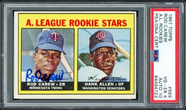 Rod Carew Autographed Memorabilia | Signed Photo, Jersey, Collectibles ...