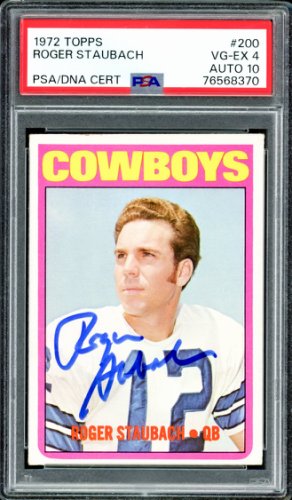 Roger Staubach | Autographed Football Memorabilia & NFL Merchandise