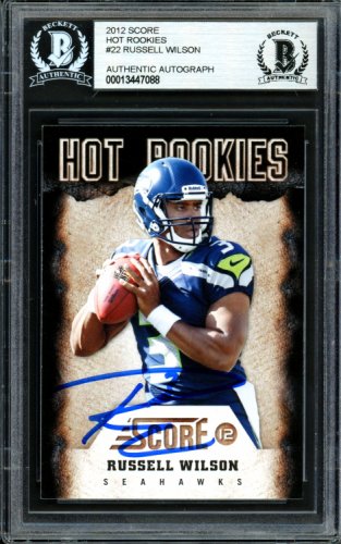 Russell Wilson Autographed Memorabilia | Signed Photo, Jersey ...