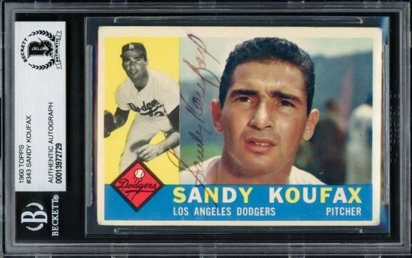 Sandy Koufax | Autographed Baseball Memorabilia & MLB Merchandise