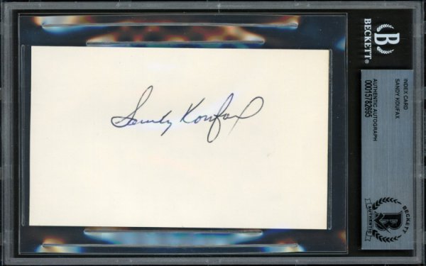 Sandy Koufax | Autographed Baseball Memorabilia & MLB Merchandise