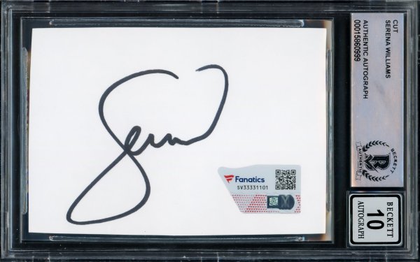 Serena Williams Autographed Memorabilia | Signed Photo, Jersey ...