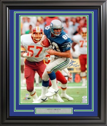Steve Largent Autographed Memorabilia | Signed Photo, Jersey ...