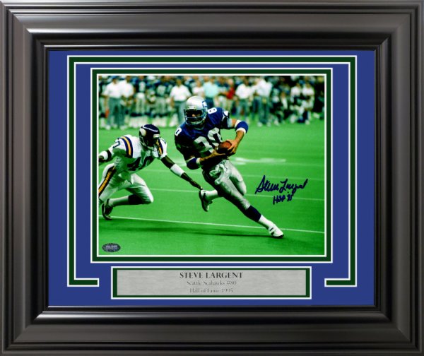 Steve Largent Autographed Memorabilia | Signed Photo, Jersey ...