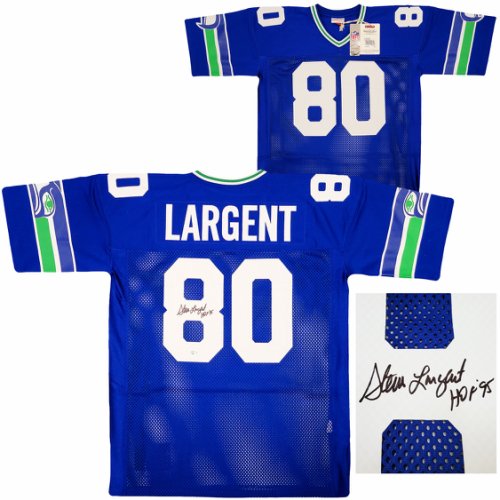 Steve Largent Autographed Memorabilia | Signed Photo, Jersey ...