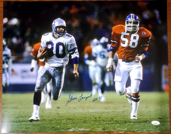 Steve Largent Autographed Memorabilia | Signed Photo, Jersey ...