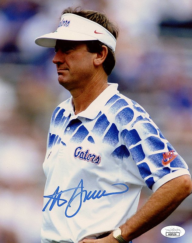 Steve Spurrier Autographed Memorabilia | Signed Photo, Jersey ...