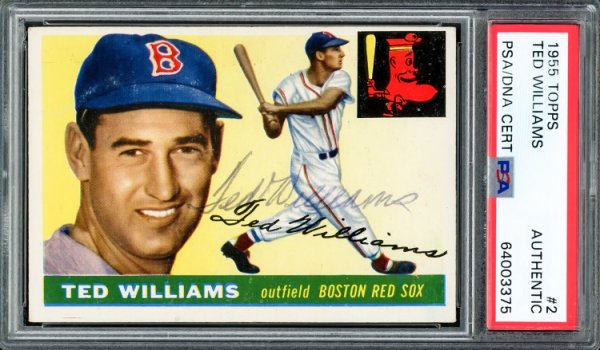 Ted Williams Autographed Memorabilia | Signed Photo, Jersey ...