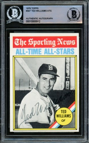 Ted Williams Autographed Memorabilia | Signed Photo, Jersey ...
