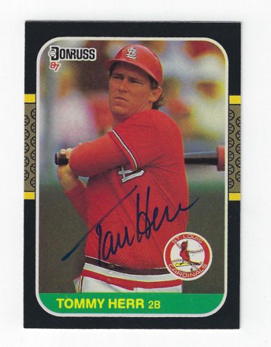 Tom Herr Autographed Memorabilia | Signed Photo, Jersey, Collectibles ...