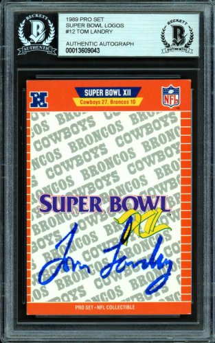 Tom Landry Autographed Memorabilia | Signed Photo, Jersey, Collectibles ...