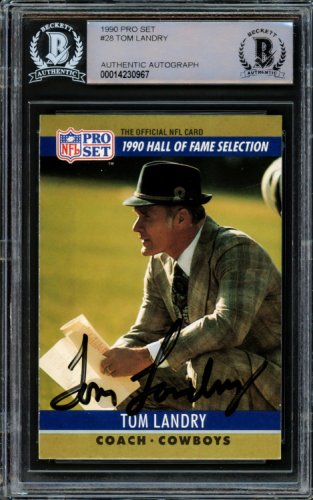 Tom Landry Autographed Memorabilia | Signed Photo, Jersey, Collectibles ...