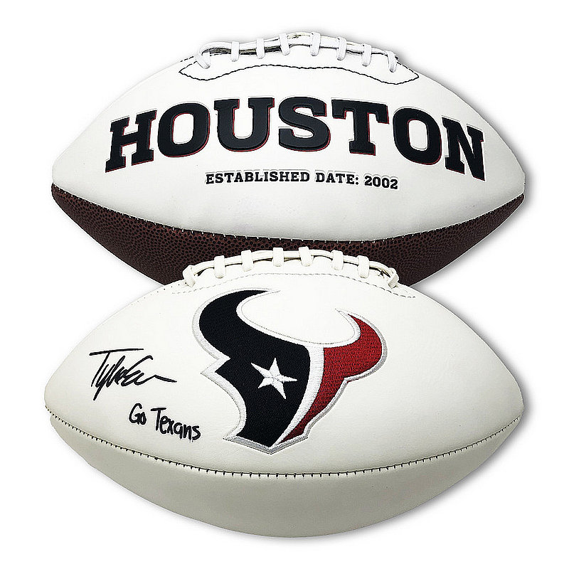 Autographed Footballs | Houston Texans | Signed Collectibles & Memorabilia
