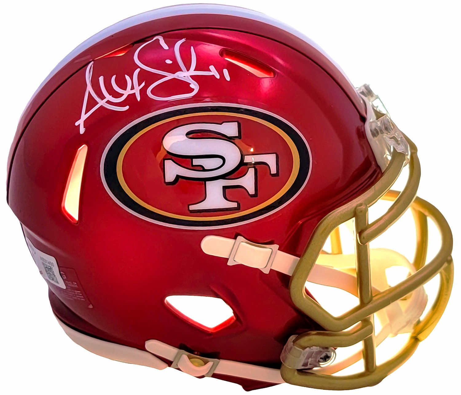 Alex Smith Autographed Signed San Francisco 49Ers Flash Red Speed Mini ...