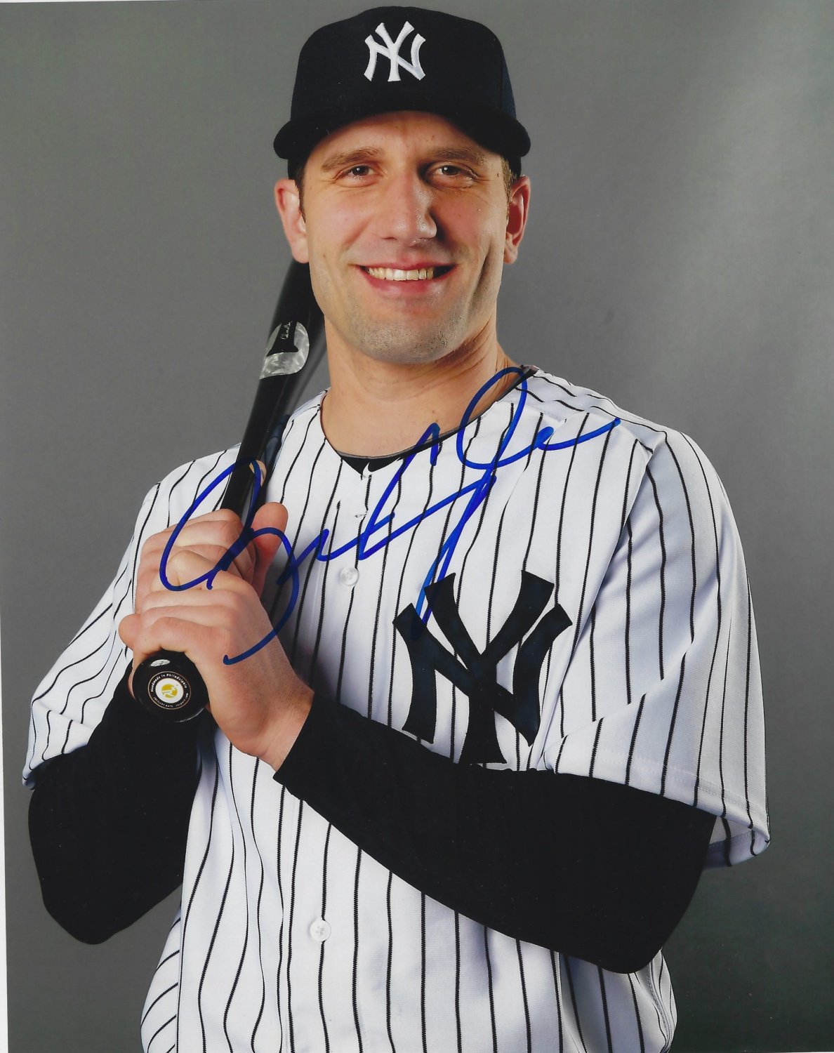 Autographed Signed Russ Canzler 8X10 New York Yankees Photo - Autographs