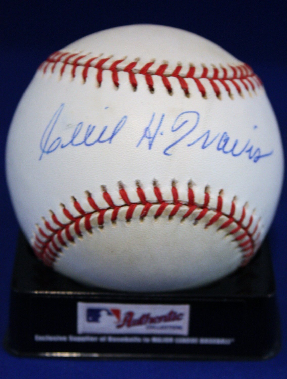 Cecil Travis Autographed Signed Rawlings Official Major League Baseball ...