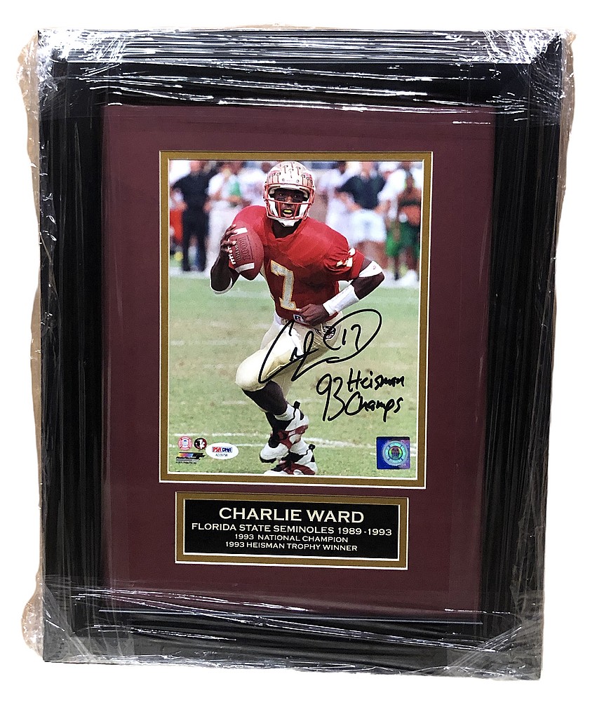 Charlie Ward Autographed Signed Florida State Seminoles Framed 8x10 ...