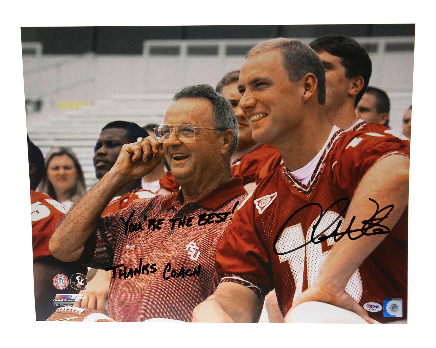 Chris Weinke Autographed Signed 16x20 Photo Florida State Seminoles ...