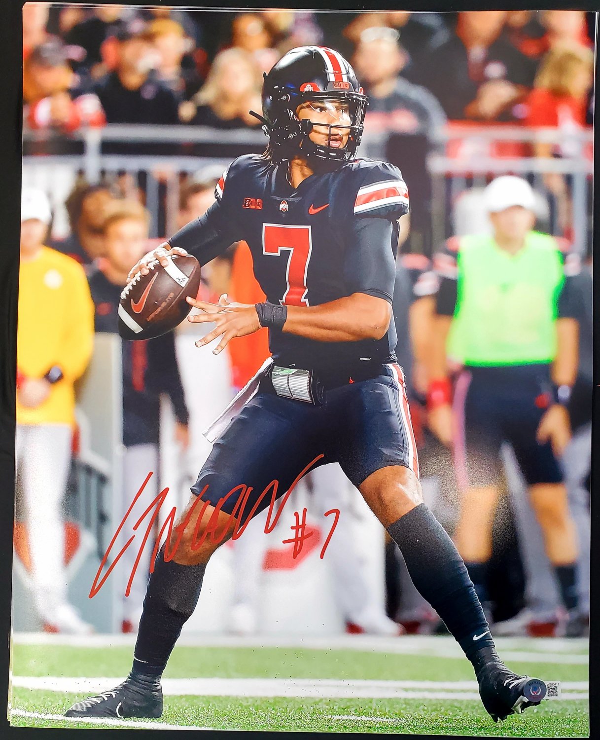 CJ Stroud Ohio State Buckeyes 16-5 16x20 Autographed Signed Photo ...
