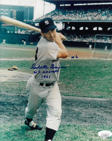 Clete Boyer Autographed Signed New York Yankees 8x10 Photo WS Champs ...