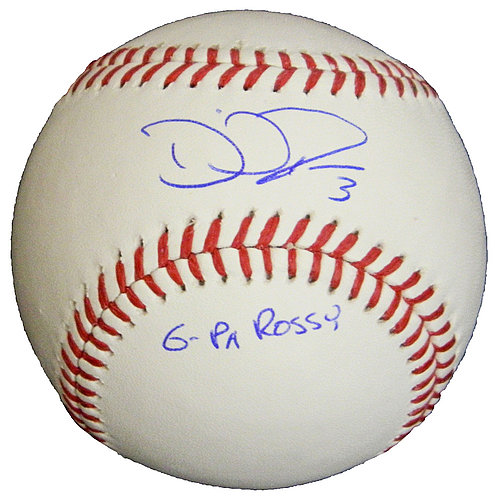 David Ross Autographed Signed Rawlings Official MLB Baseball w/G-Pa Rossy