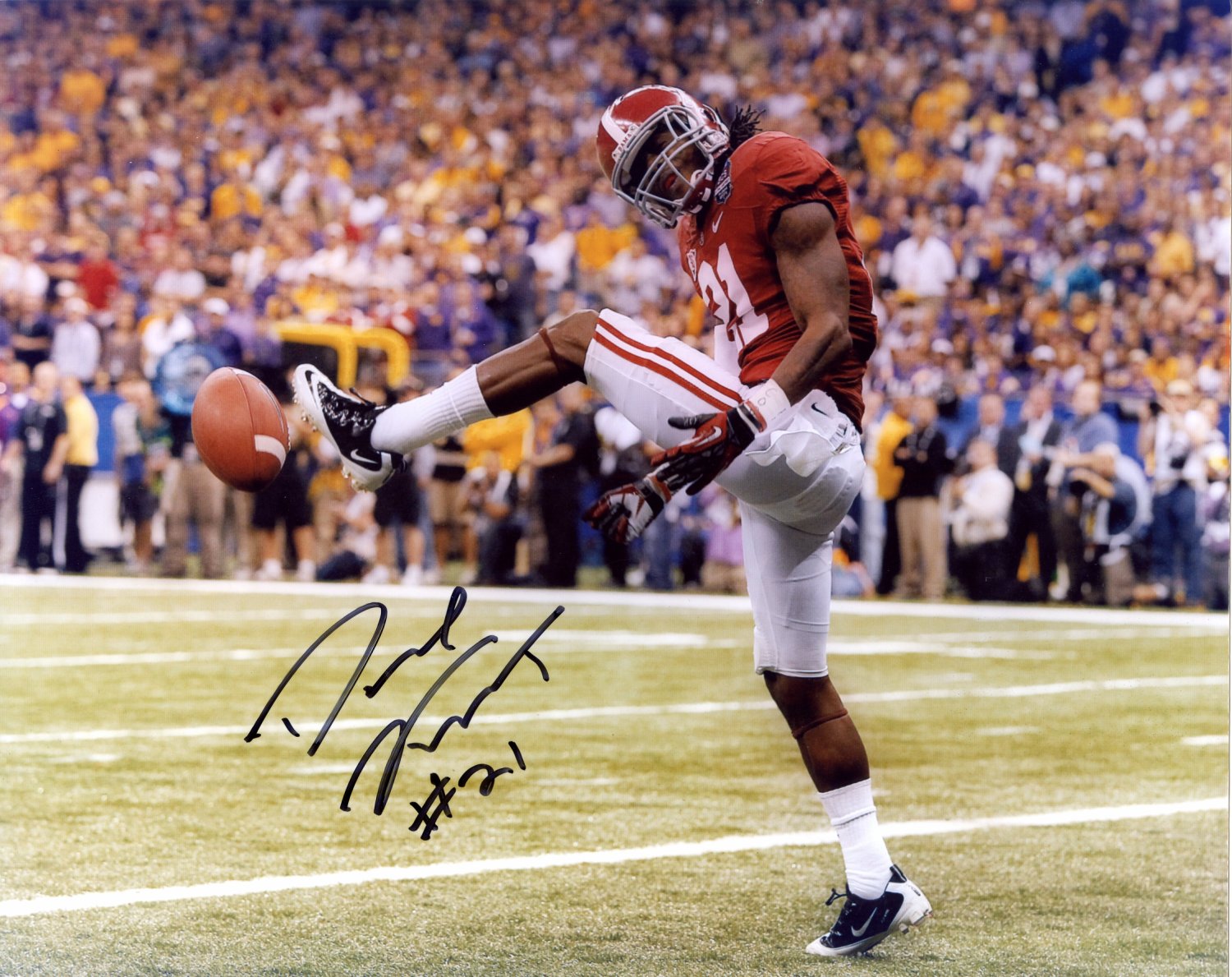 Dre Kirkpatrick Alabama Crimson Tide Autographed Signed 8x10 Photo ...