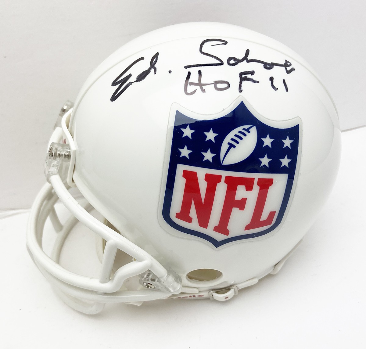 Ed Sabol Autographed Signed NFL Logo Mini Helmet with HOF 11 ...