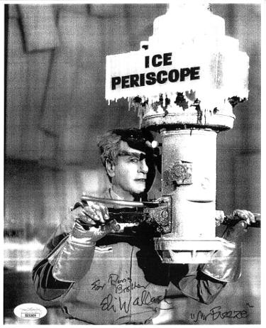 Eli Wallach Autographed Signed Vintage B&W 8x10 Photo Mr Freeze/To Ron ...